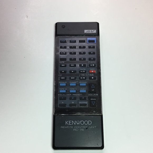 Kenwood | VR, AR & Accessories | Kenwood Rc75 Remote Control Oem For ...